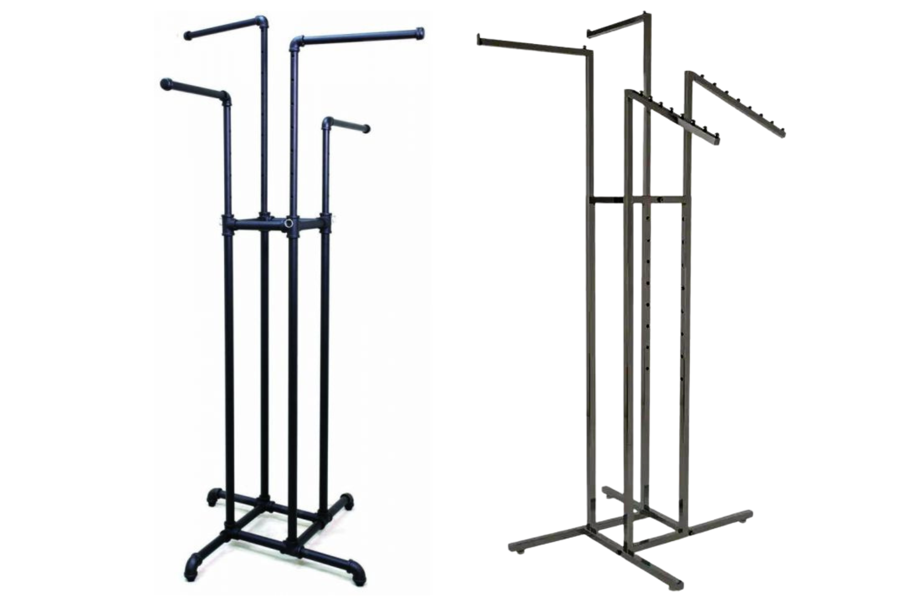 4 Way Clothing Racks - Clothing Racks