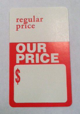 Price Tags - Merchandise Tags - Retail Price Tags - Sold Tags
