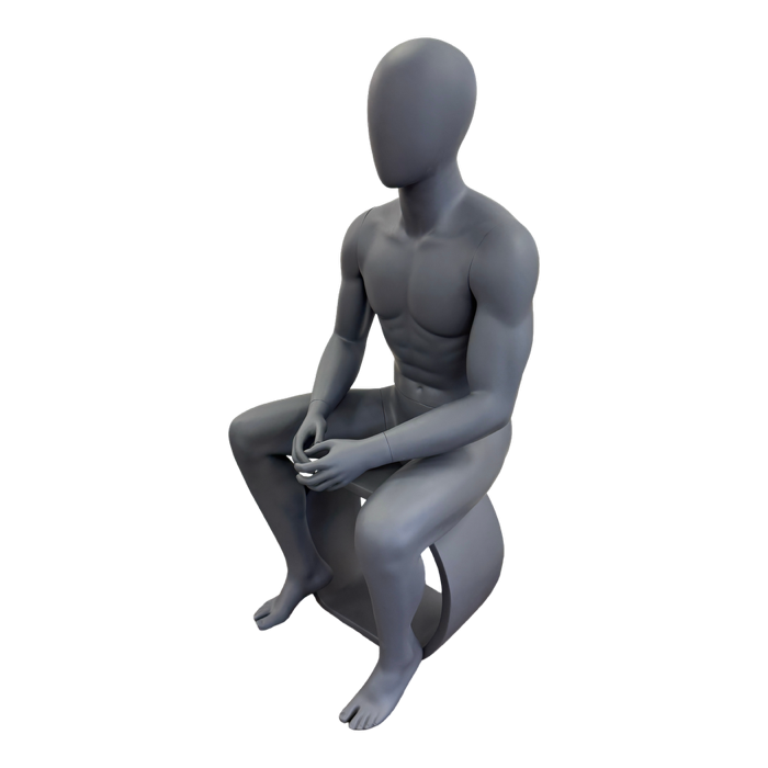 sitting mannequin