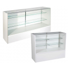 White Full Vision Display Case