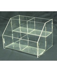 2 TIER DOUBLE BIN DISPLAY