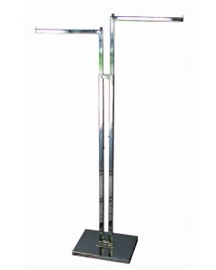 2 Way Clothing Racks- Chrome