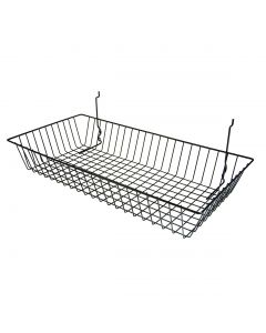 Wire Baskets - Black Wire Basket - White Wire Basket - Slatwall Wire ...