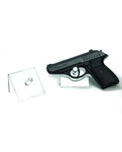 Acrylic Pistol Easel - Countertop Firearm Displays - Firearm Displays