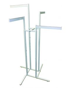 Four Way Clothing Racks White