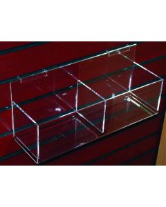 Acrylic Slatwall Bin