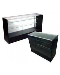 Economy Black Showcases - Black Display Cases - Black Display Cabinet