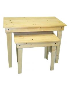 Natural Rustic Nesting Tables