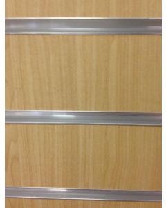 Maple Slatwall With Metal Extrusions