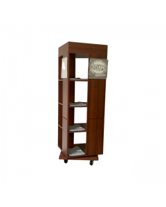 Rotating Cube Display- Maple