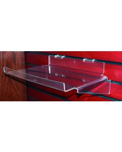 Acrylic Slatwall Shelves