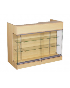 Maple Display Cases - Counter Display Cabinets