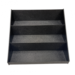 3 Tier Black Countertop Display