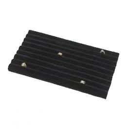 Black Leatherette Slotted Ring Insert - Shop Now At Barr Display, Your ...