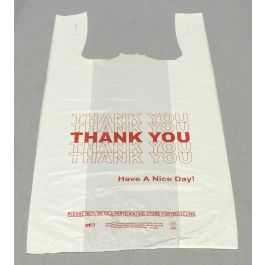 Thank You T Sack Bag- White