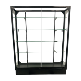 Extra Vision Tower Case With Front and Back Sliding Glass Doors