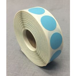 Blue Color Coded Circle Label