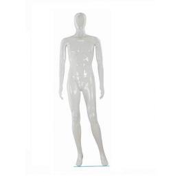 Plastic Male Retro Mannequin-White