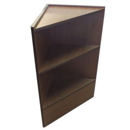 Dark Walnut Corner Filler Display Case