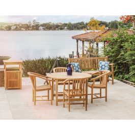Teak Rounded Chair | Teak Outdoor Chair | Teak Patio Chair