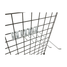 Grid Hooks - White - Shop Now At Barr Display, Your Display Fixture ...