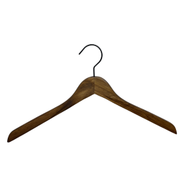 Black wood hangers store