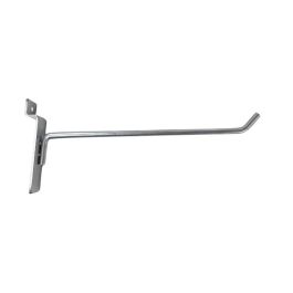 8” Satin Chrome Slatwall Hook