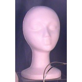 Styrofoam Female Head Form