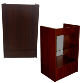 Mahogany Register Stand