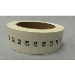 Wrapper Label- 5X