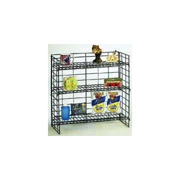 Black Wire Counter Rack with Shelves