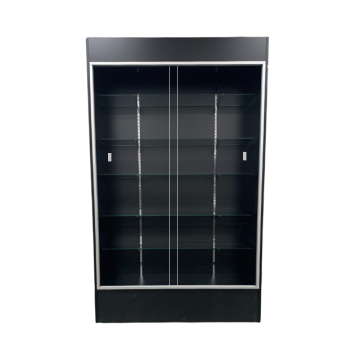 Economy Black Showcases - Black Display Cases - Black Display Cabinet